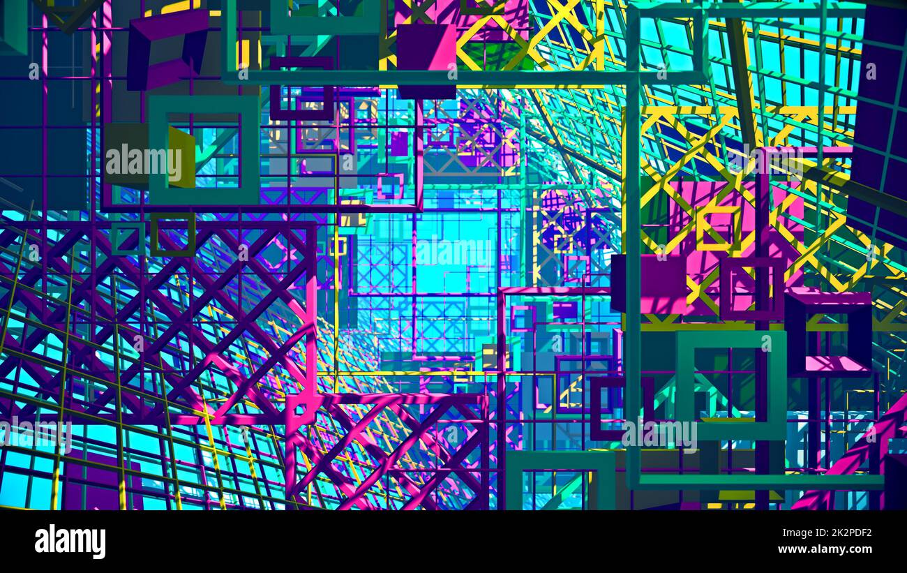 Flat geometry hi-res stock photography and images - Alamy