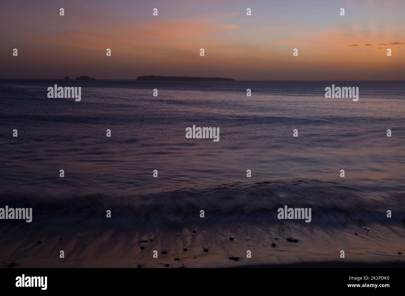 Islands of the Madeleine from Dakar at sunset Stock Photo - Alamy