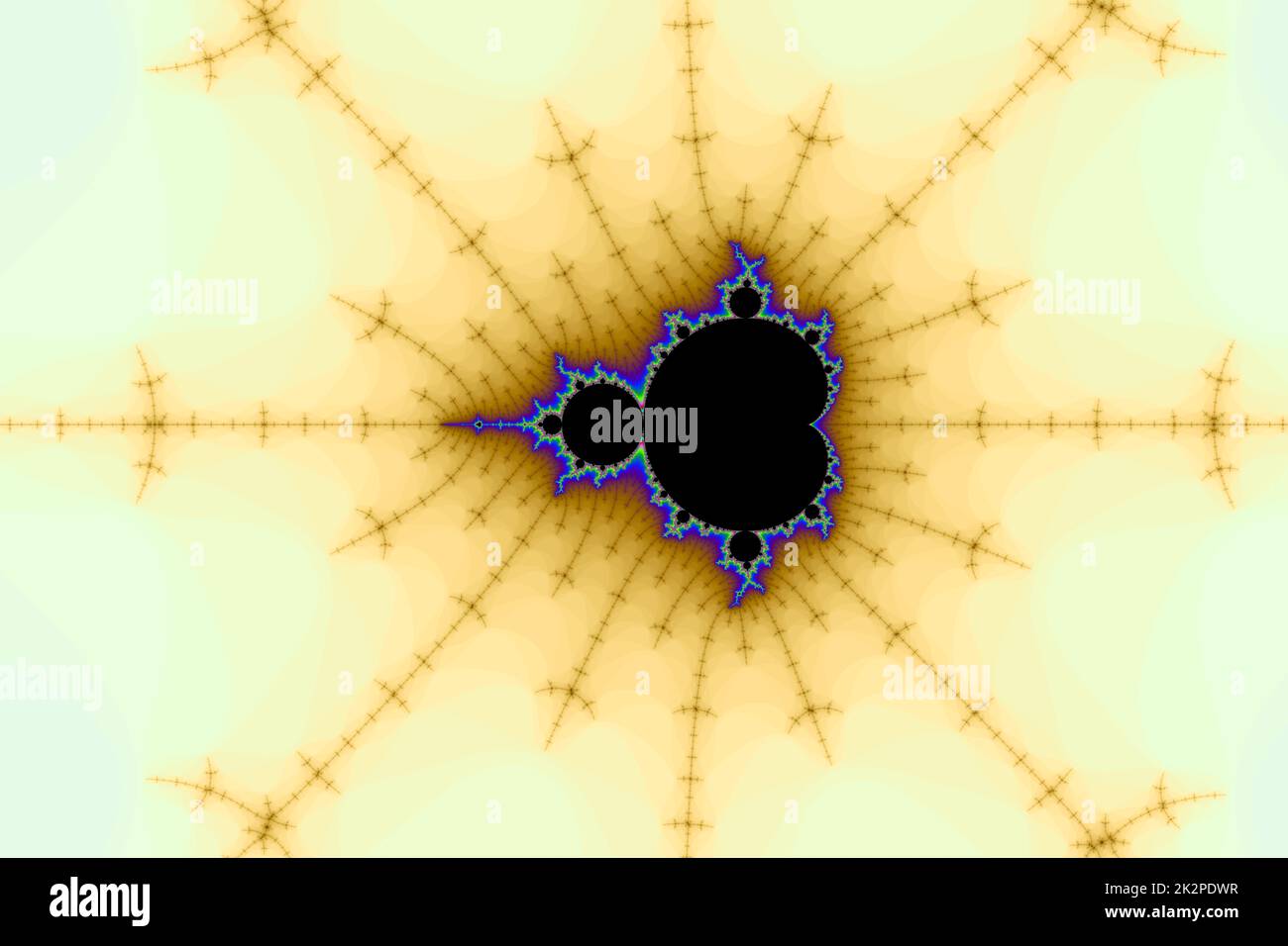 Beautiful zoom into the infinite mathematical mandelbrot set fractal ...