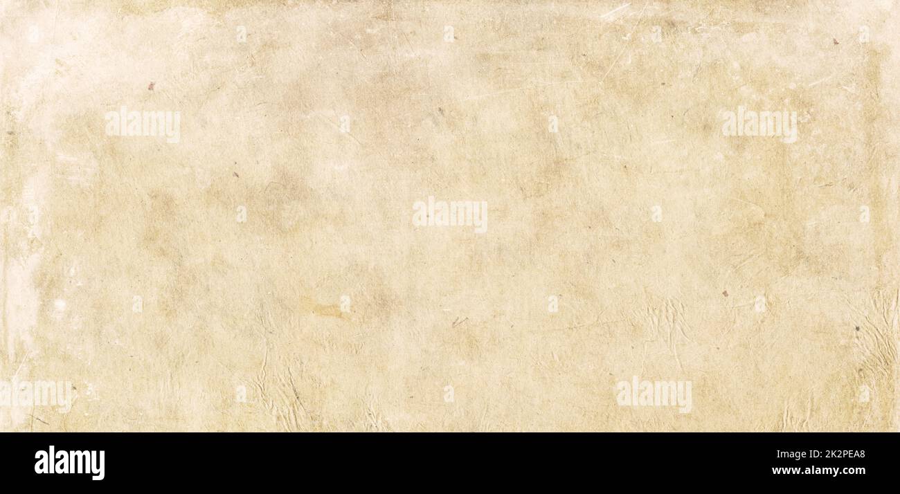 Old parchment paper. Banner texture Stock Photo - Alamy