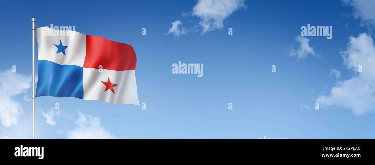 Panamanian national flag hi-res stock photography and images - Alamy