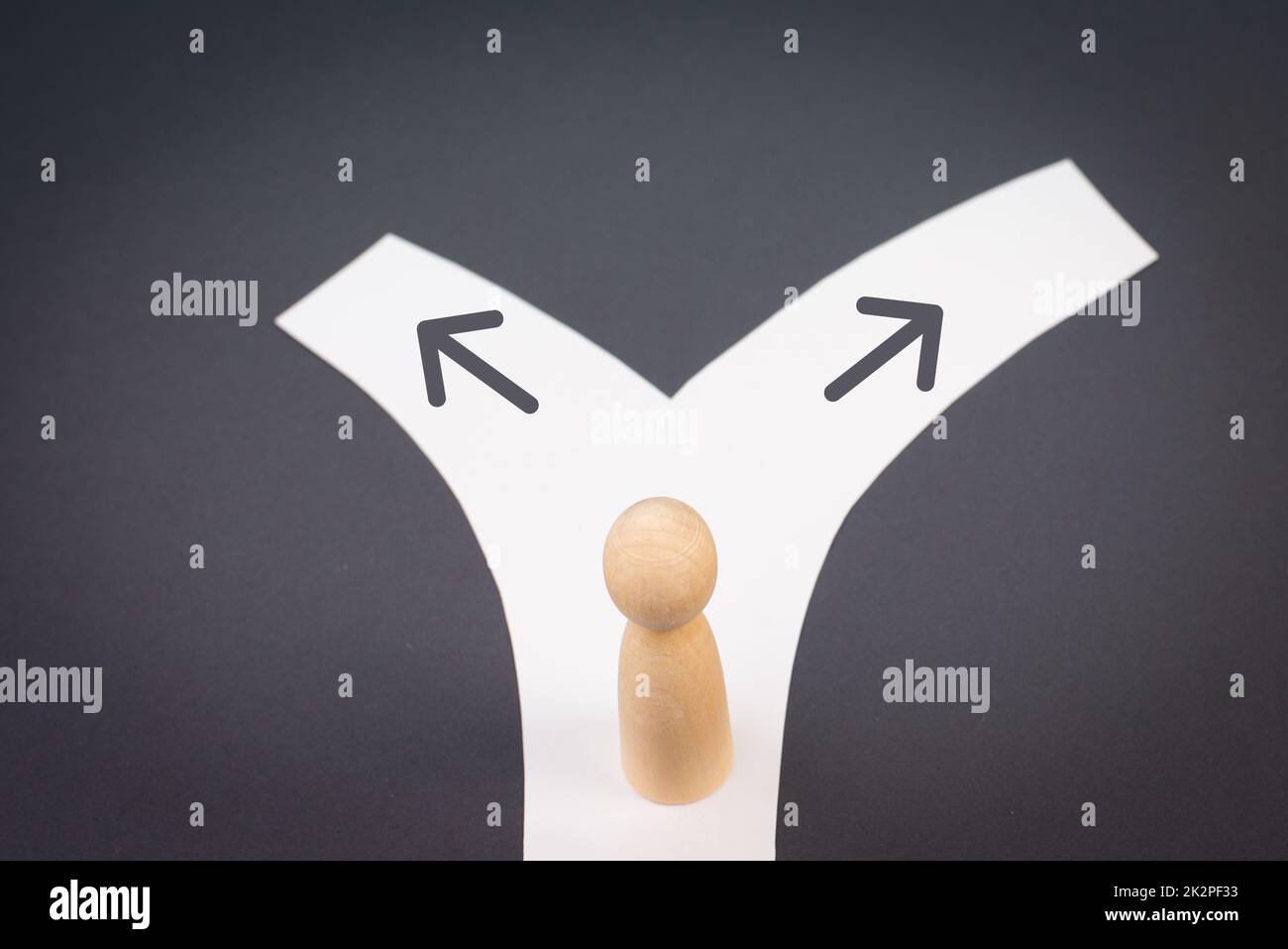 Standing on a junction, choosing a direction, new oppurtunity, decision ...