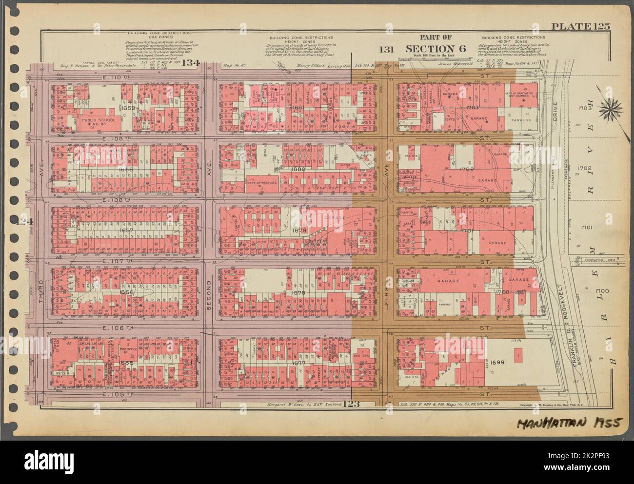 Cartographic, Maps. 1955 - 1956. Lionel Pincus and Princess Firyal Map ...