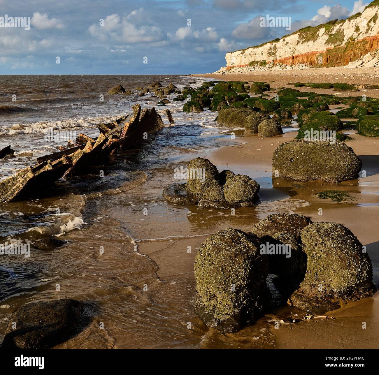 Hunstanton norfolk beach hi-res stock photography and images - Alamy