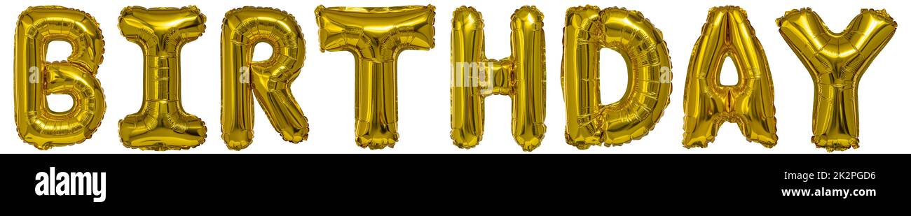 Balloon in shape word Cut Out Stock Images & Pictures - Alamy