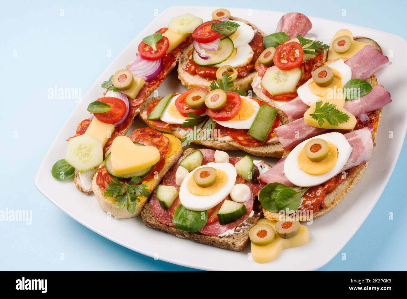 sandwich brunch catering food service Stock Photo - Alamy