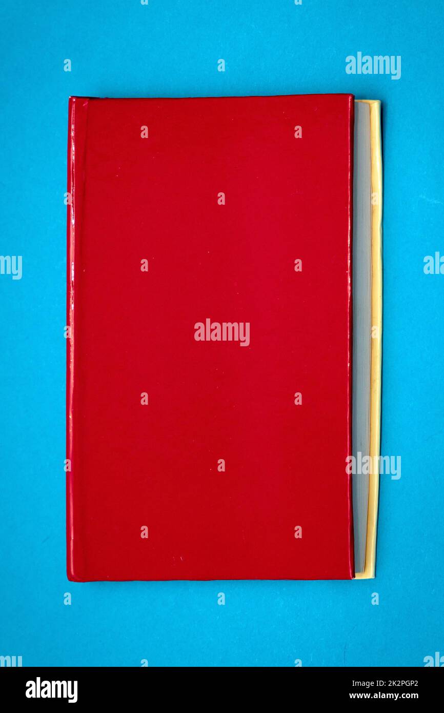 Blank hardcover red book Stock Photo - Alamy