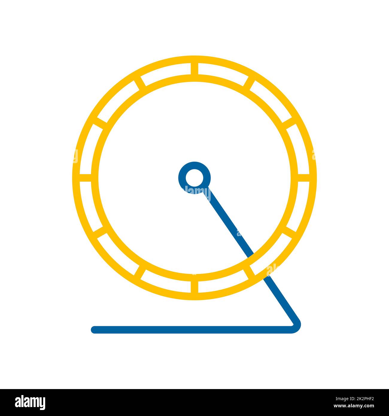 Hamster wheel vector icon. Pet animal sign Stock Photo - Alamy