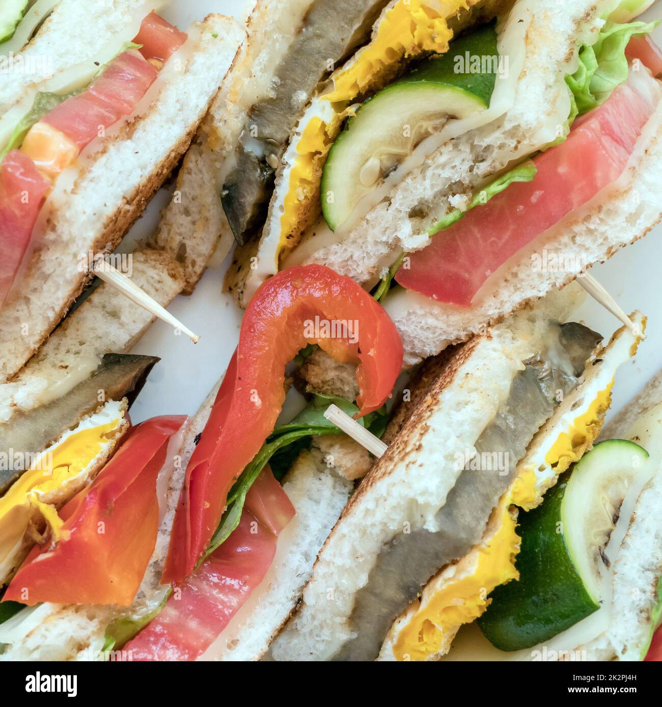 Healthy vegetarian sandwiches hi-res stock photography and images - Alamy