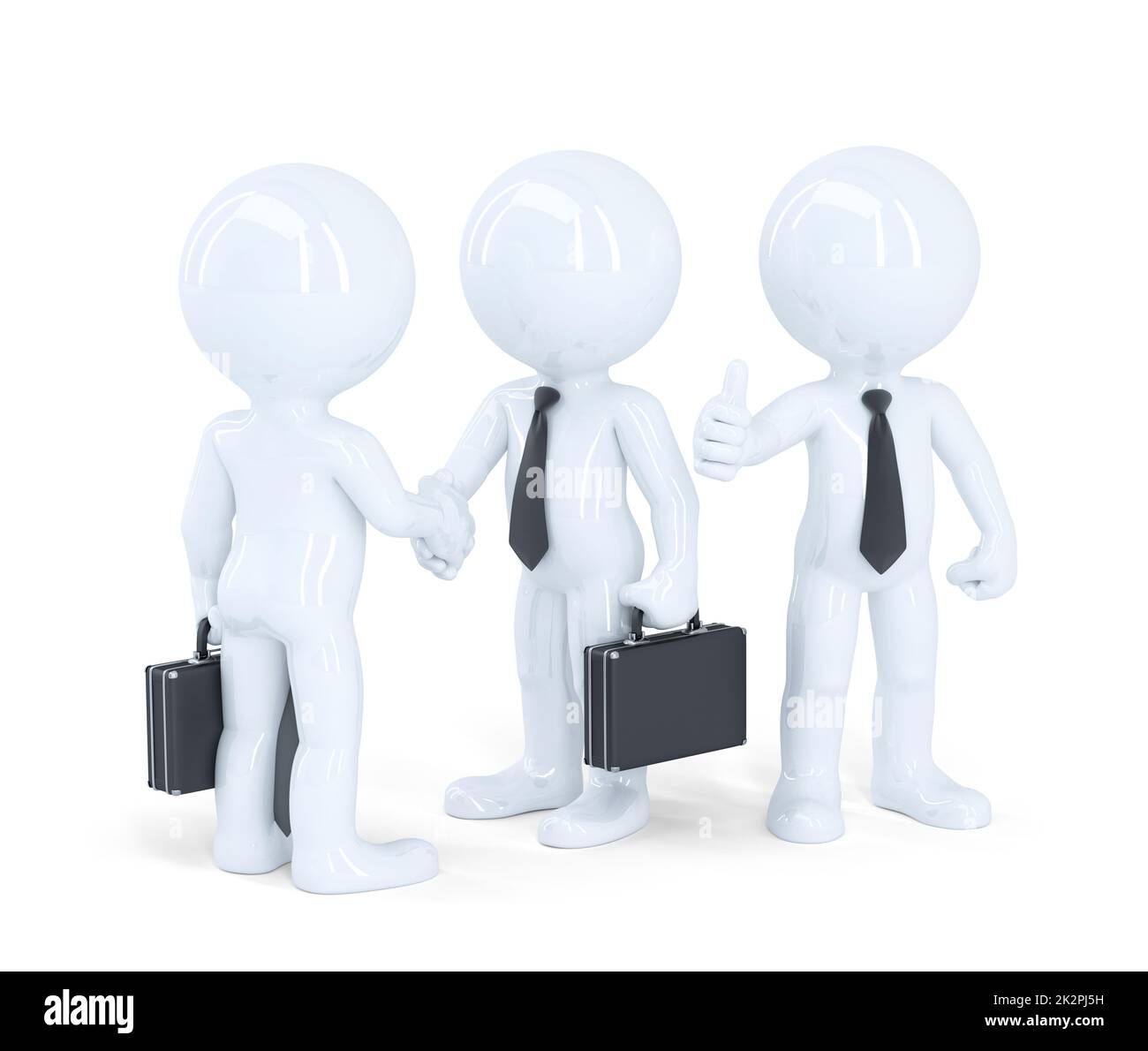 Business people shaking hands. Isolated. Contains clipping path Stock ...