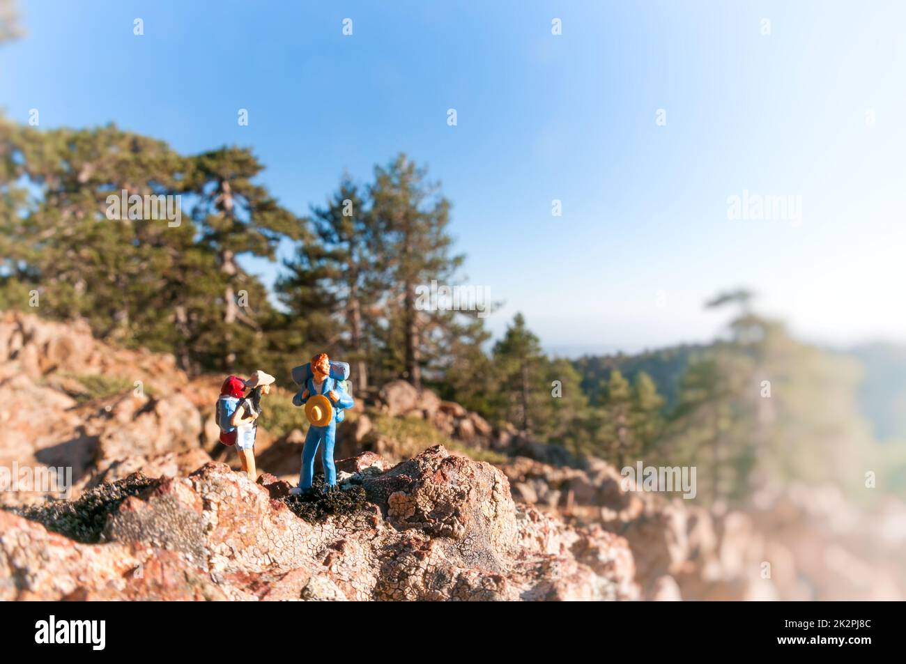 Two hikers walk trail hi-res stock photography and images - Alamy