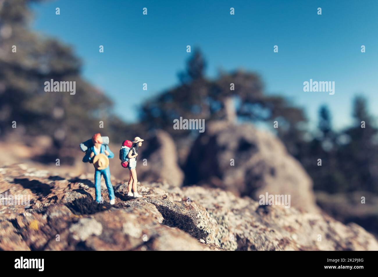 Male female hikers walk hi-res stock photography and images - Alamy