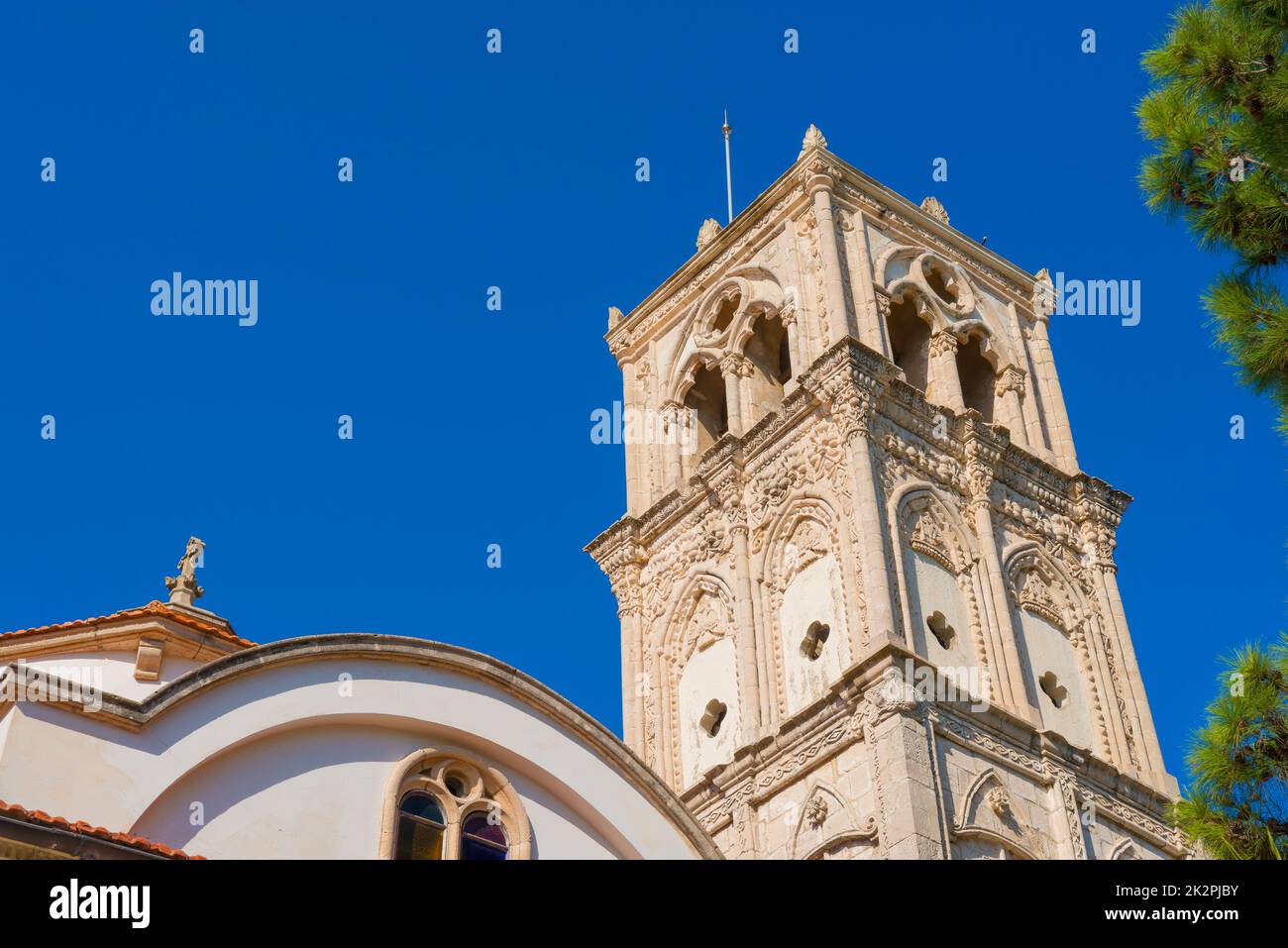 The Holy Cross Church. Lefkara village, Larnaca district. Cyprus Stock ...