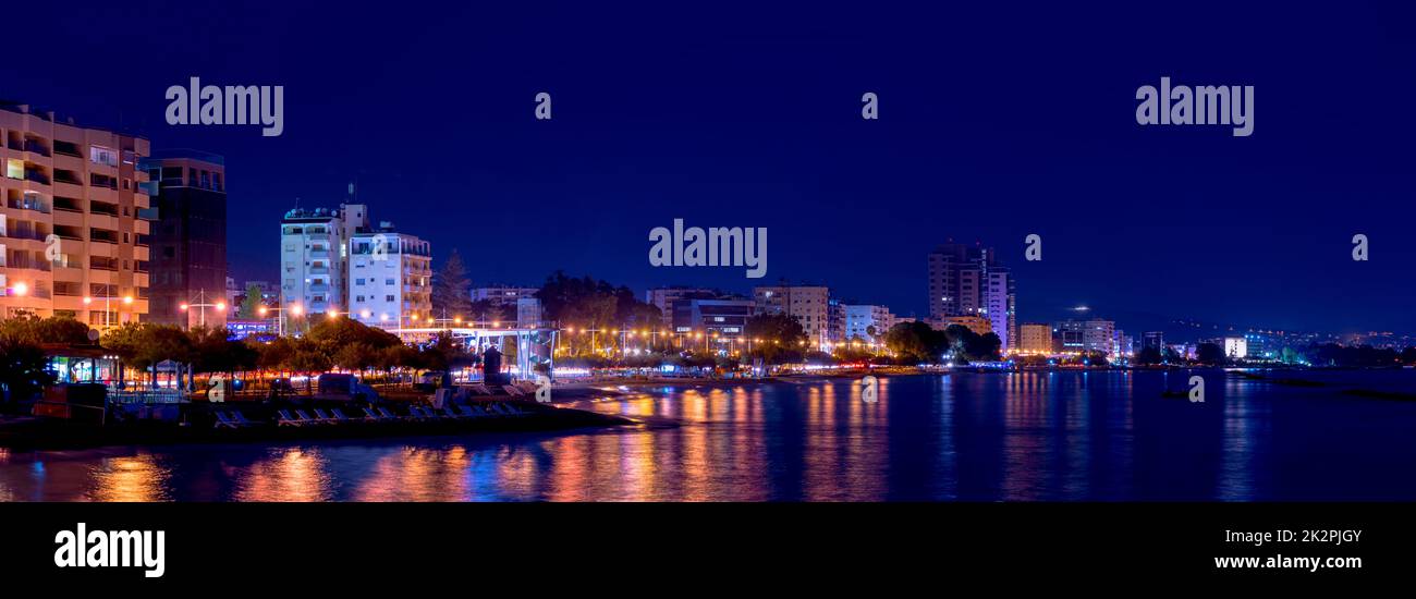 Seaside boardwalk at night hi-res stock photography and images - Alamy