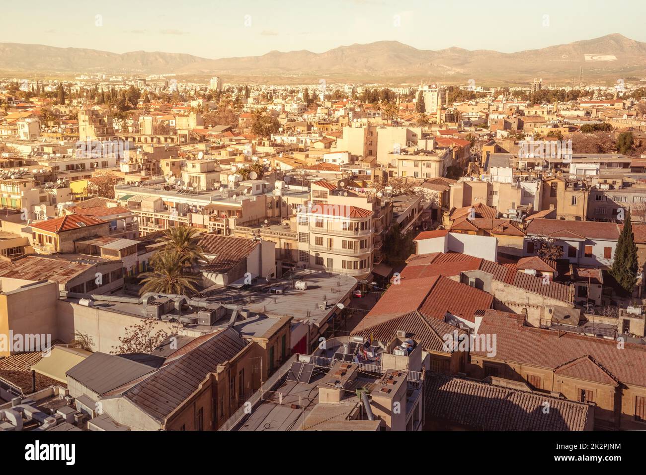 Aerial view of Ledra street. Nicosia. Cyprus Stock Photo - Alamy