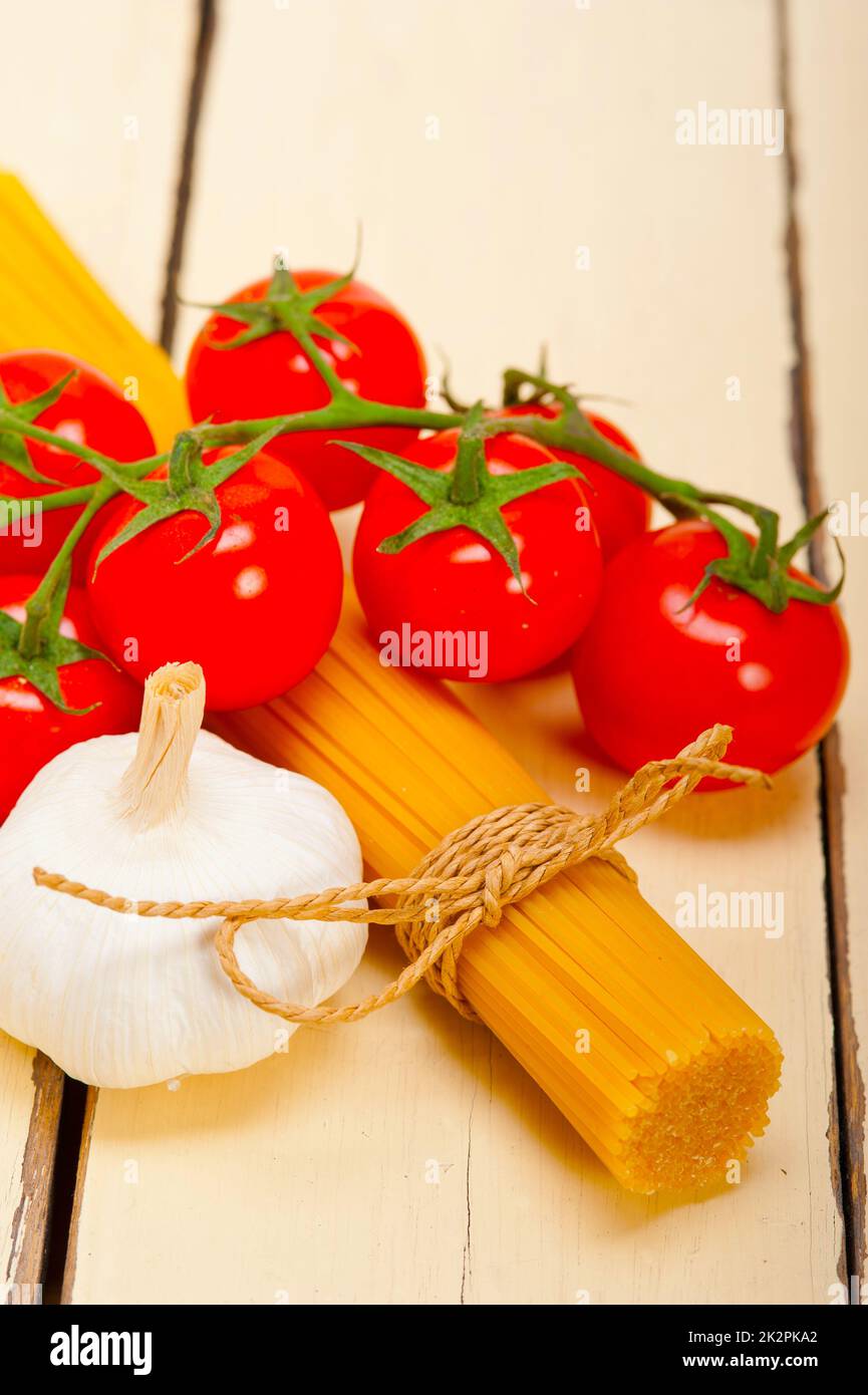 Italian pasta ingredients pasta cherry hi-res stock photography and ...