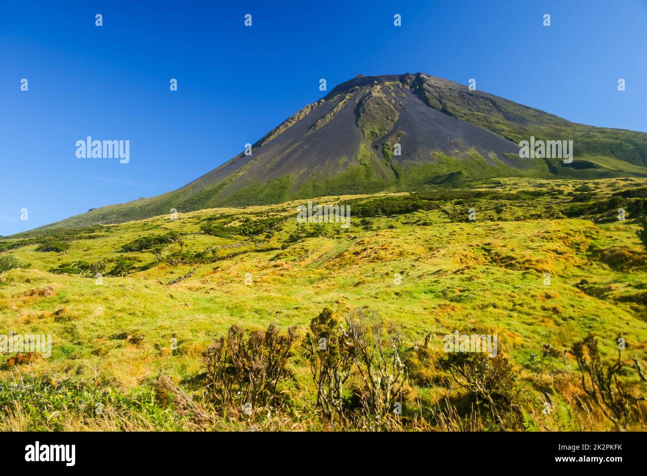 Pico mountain in Pico island Stock Photo - Alamy