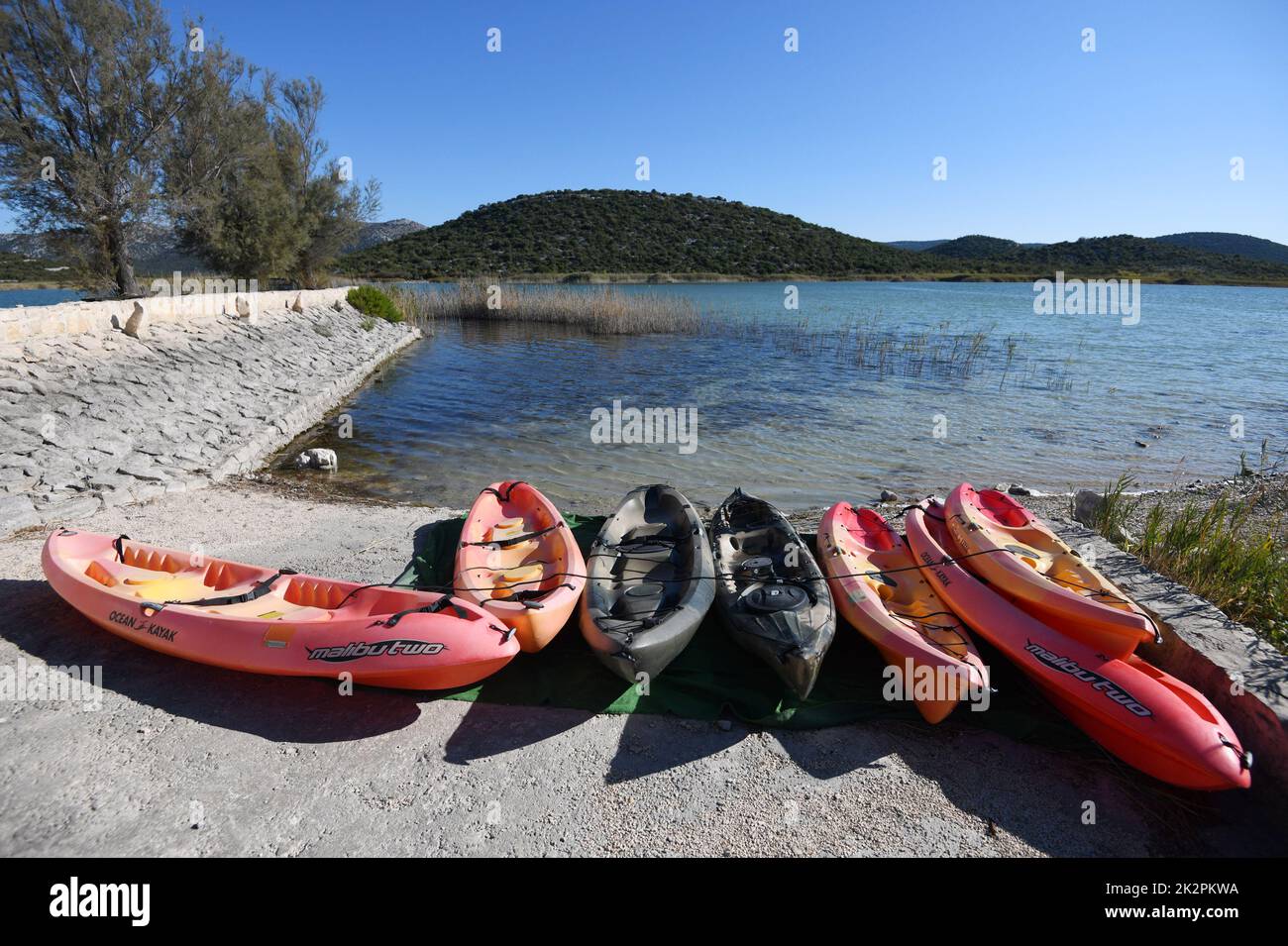 Picture taken on Semptember 23, 2022 in Prosika, Croatia shows ...