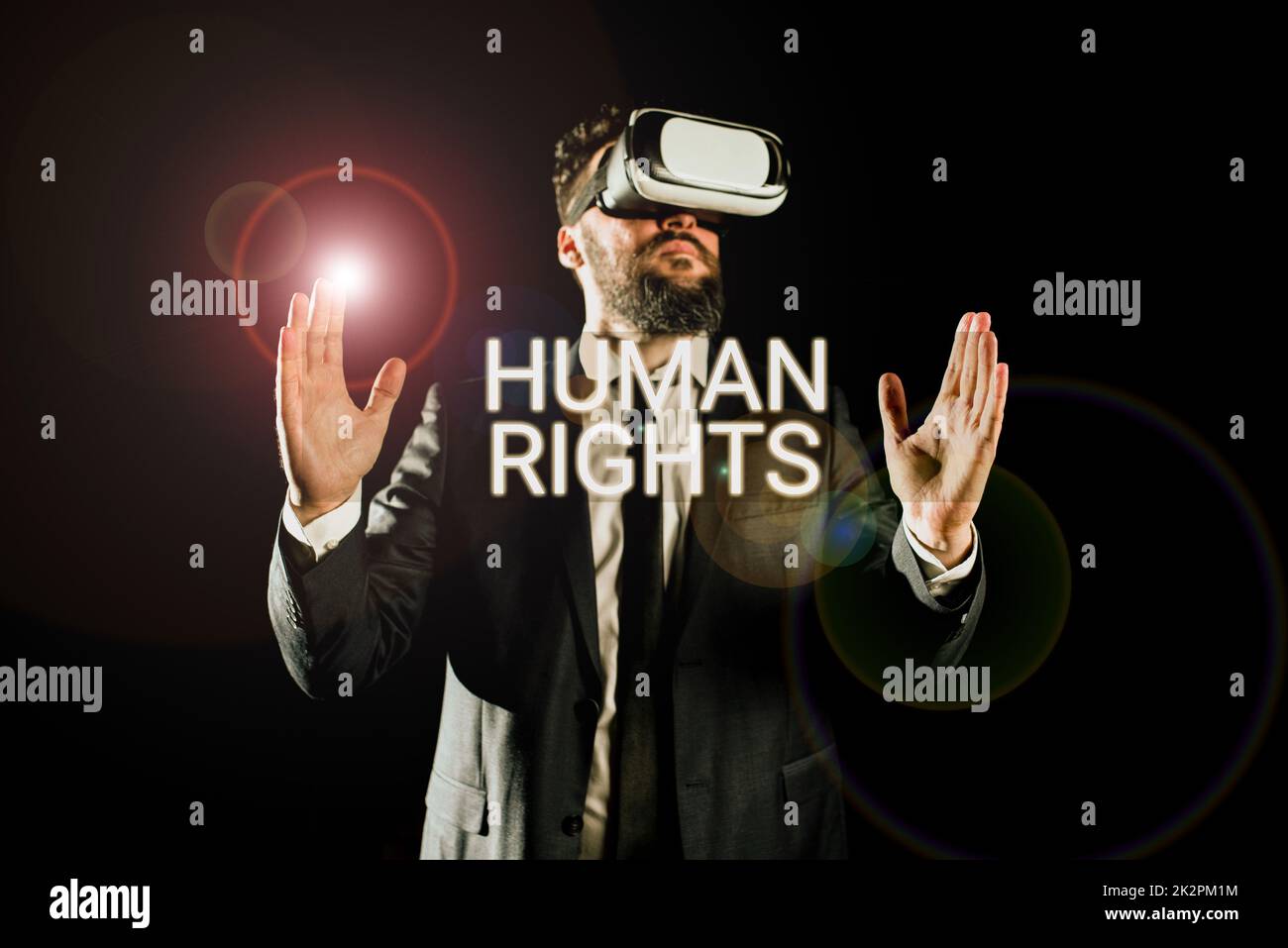 Text showing inspiration Human Rights. Business approach Moral ...