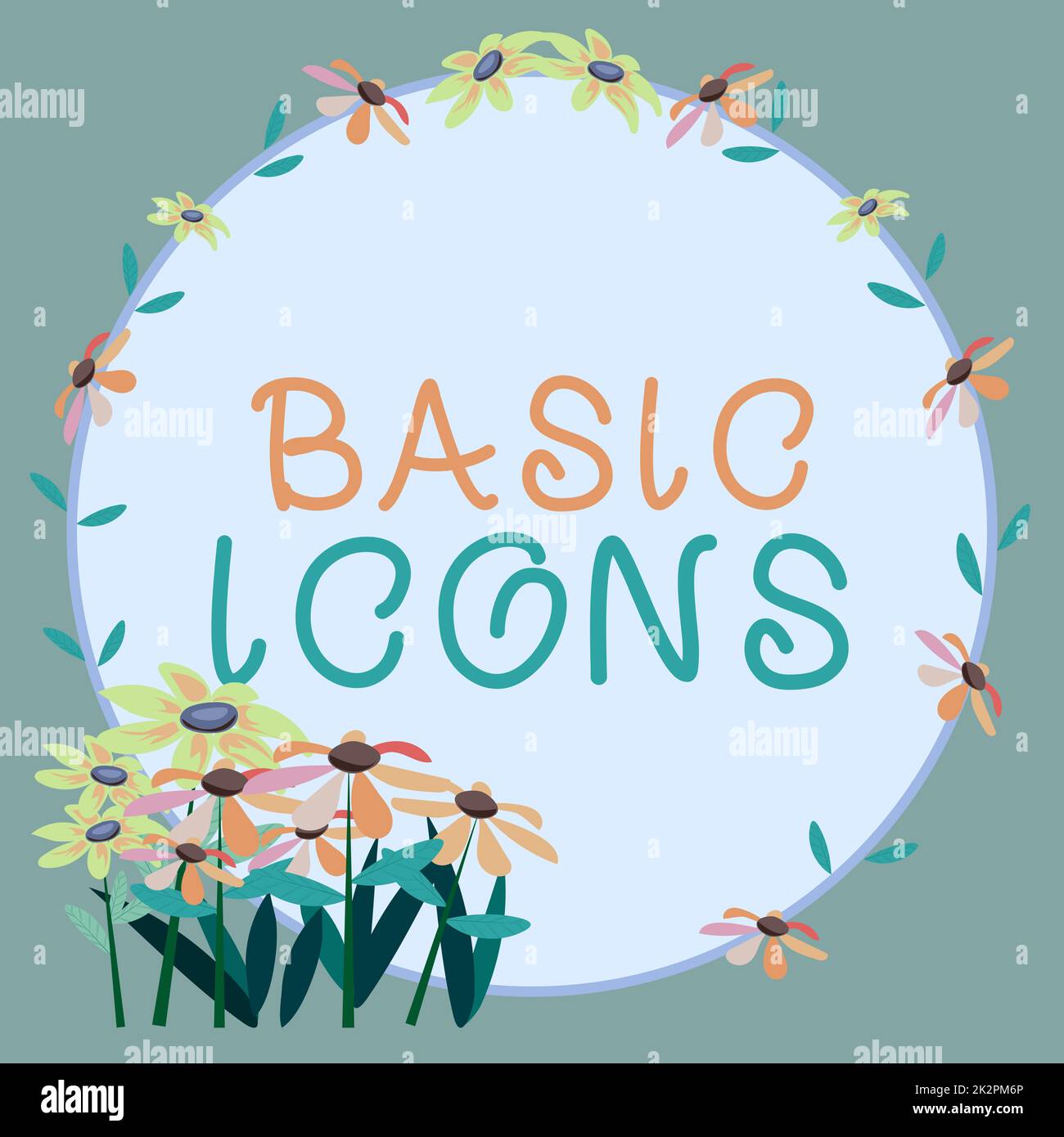 Sign displaying Basic Icons. Word Written on pictogram or ideogram ...