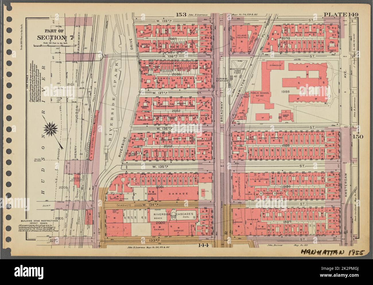 Cartographic, Maps. 1955 - 1956. Lionel Pincus and Princess Firyal Map ...