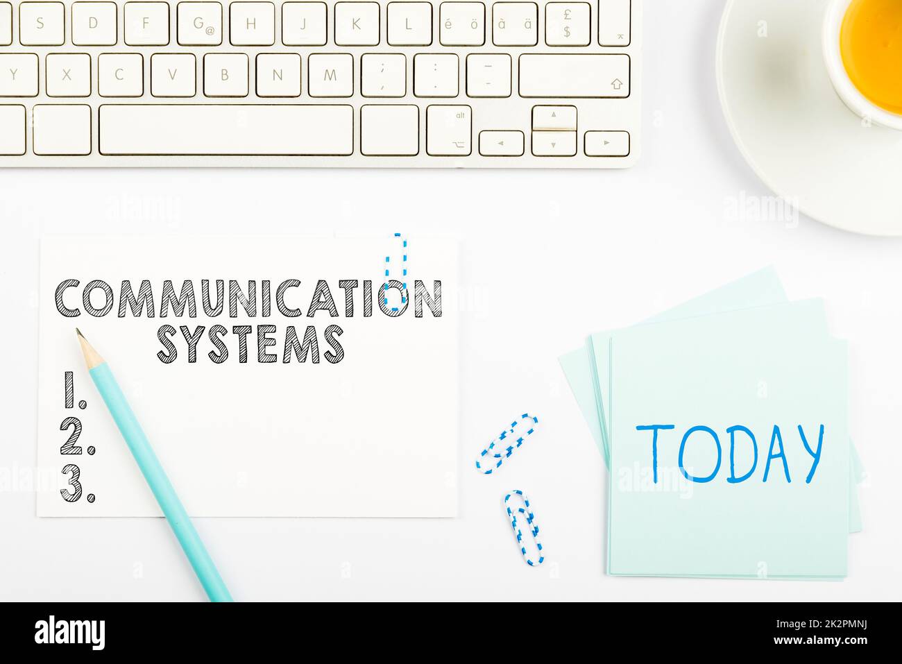 Text showing inspiration Communication Systems. Business approach Flow ...