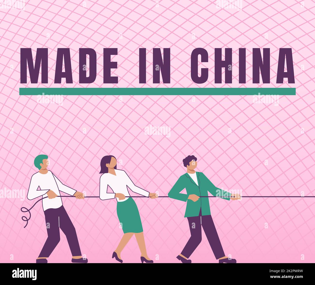 Text caption presenting Made In China. Word Written on Wholesale ... Text caption presenting Made In China. Word Written on Wholesale ...