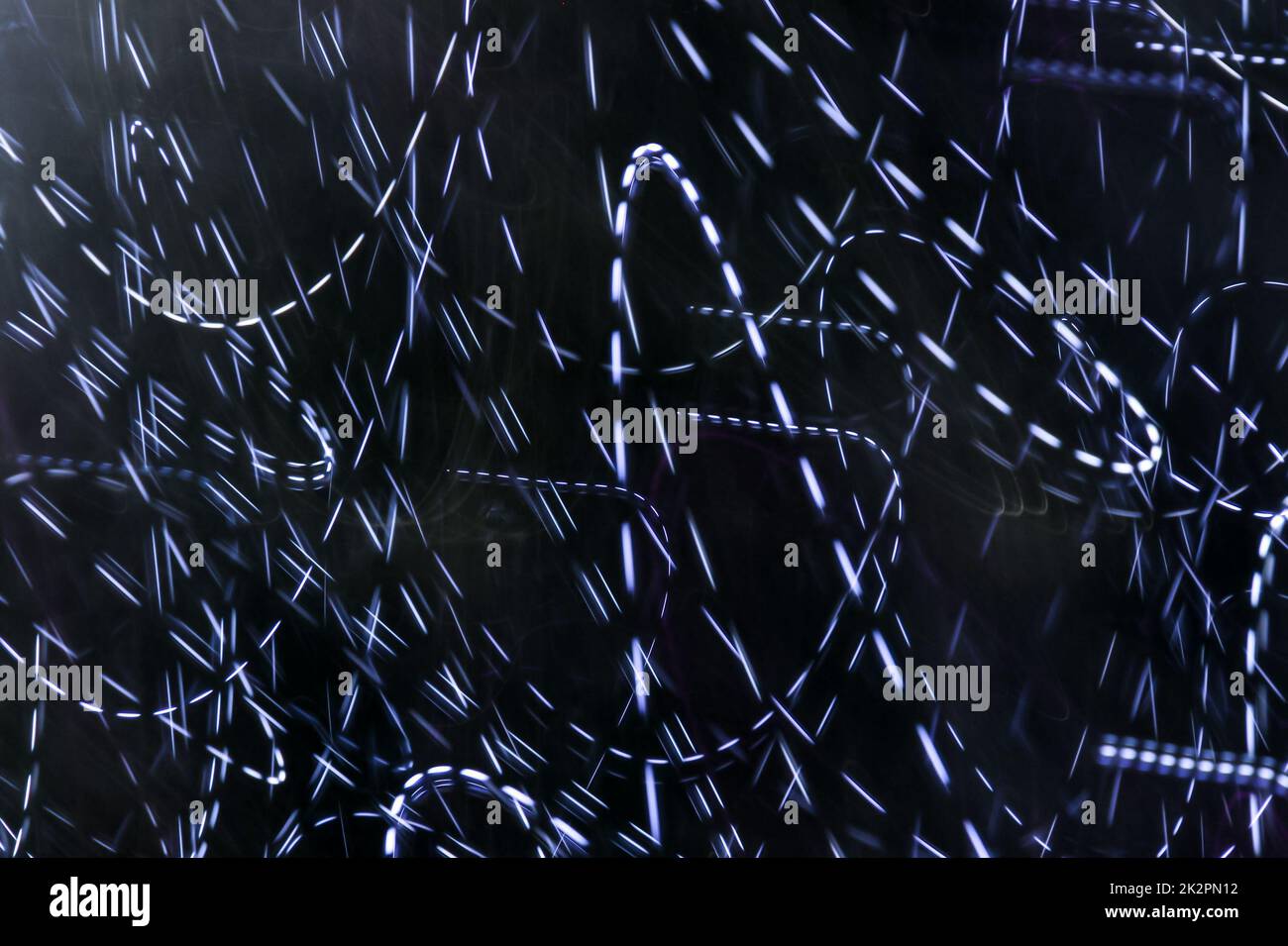 Abstract moving lights effect Stock Photo - Alamy