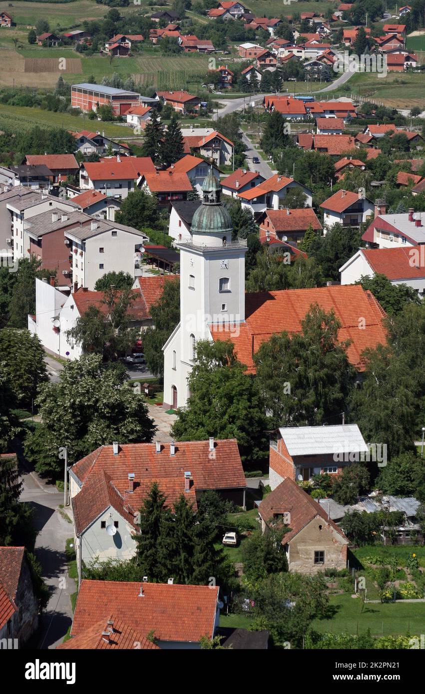 Parish Church of the Holy Trinity in Donja Stubica, Croatia Stock Photo ...