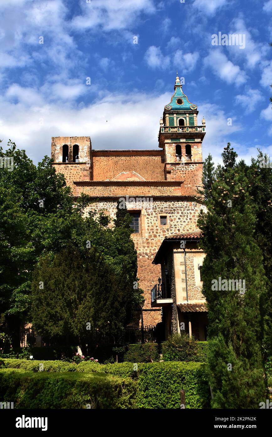 church of Valldemossa on Mallorca Stock Photo - Alamy