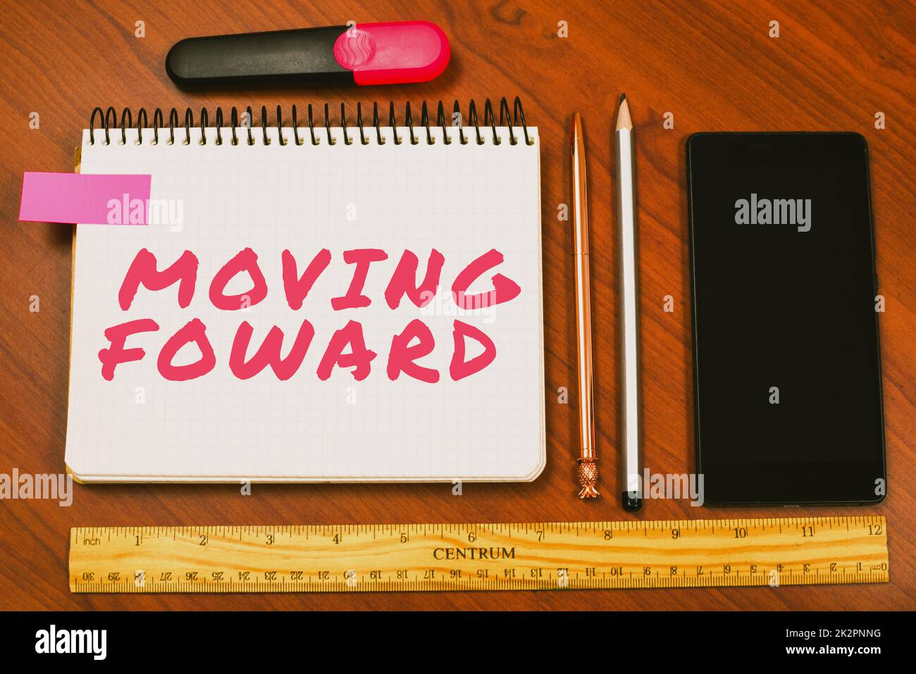 Conceptual display Moving Foward. Business concept Towards a Point Move ...