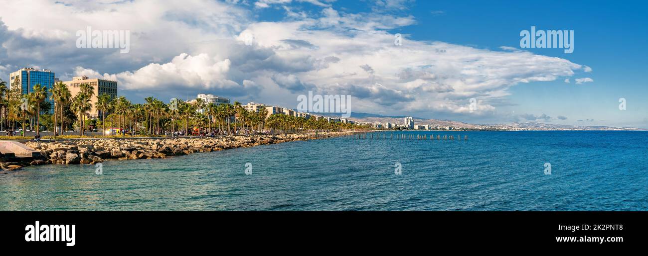 Limassol skyline panorama. Cyprus Stock Photo - Alamy