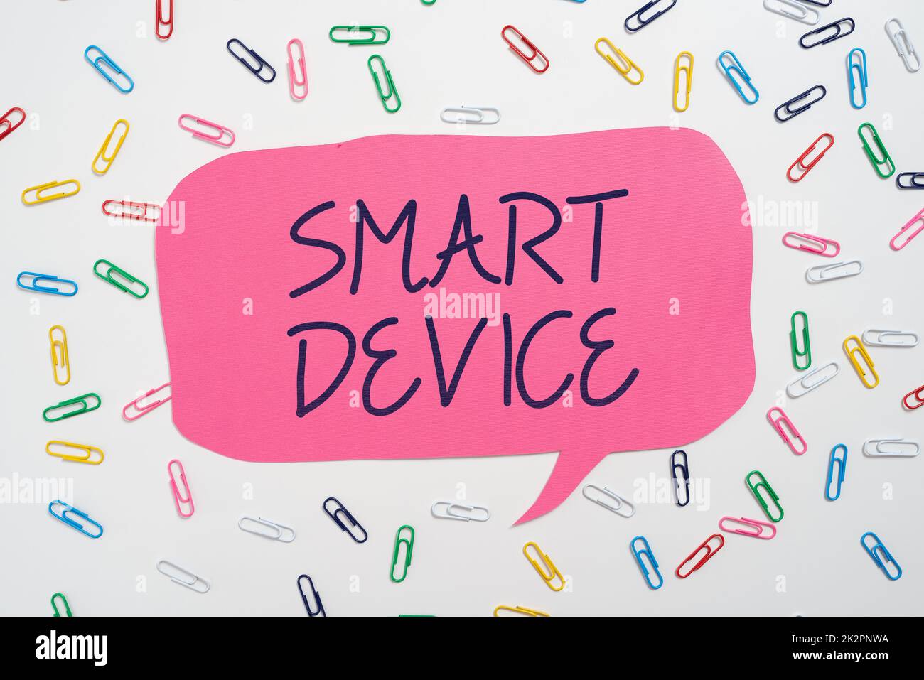 Text caption presenting Smart Device. Concept meaning Electronic gadget ...