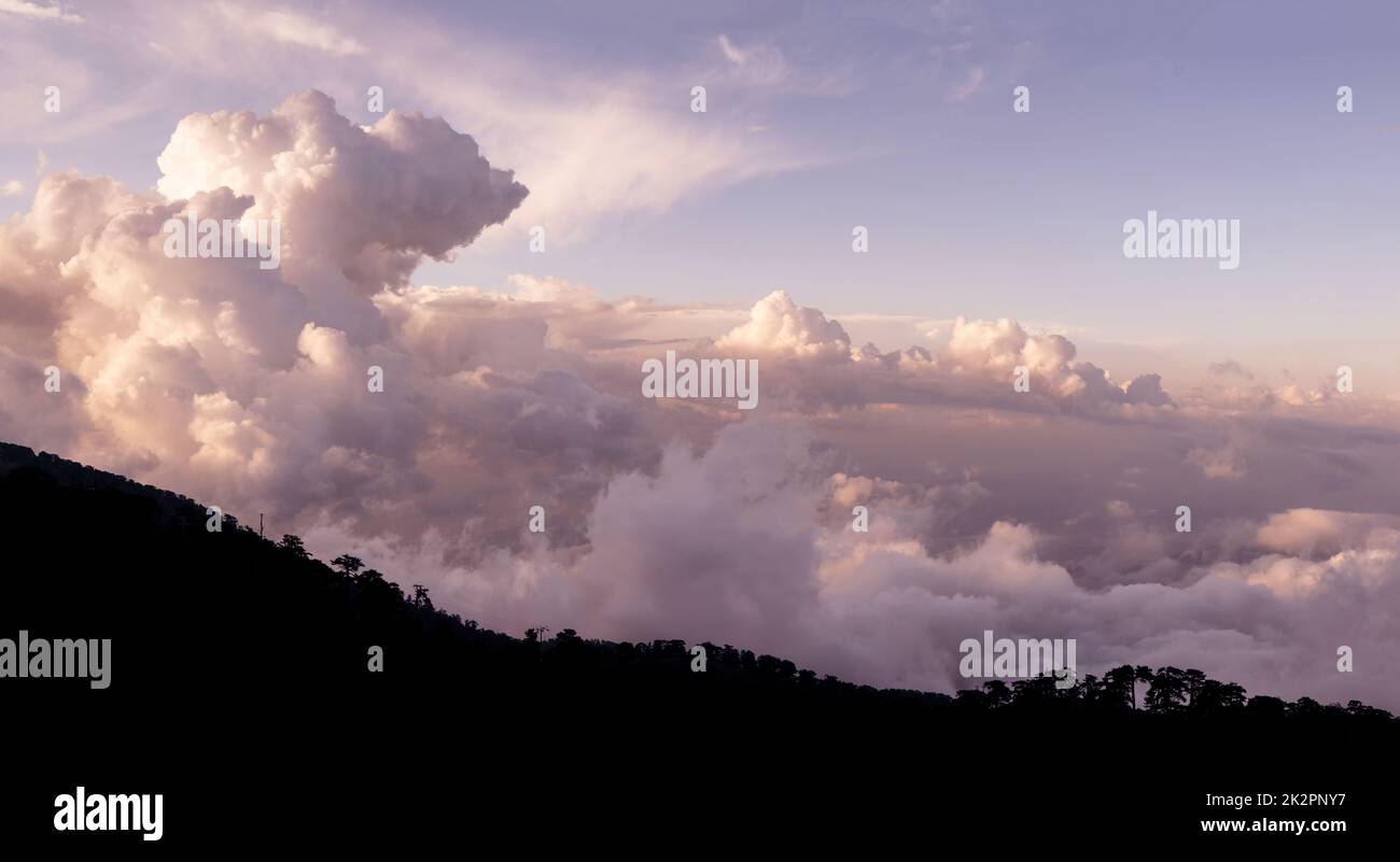 Cumulonimbus cloud over mountains hi-res stock photography and images ...