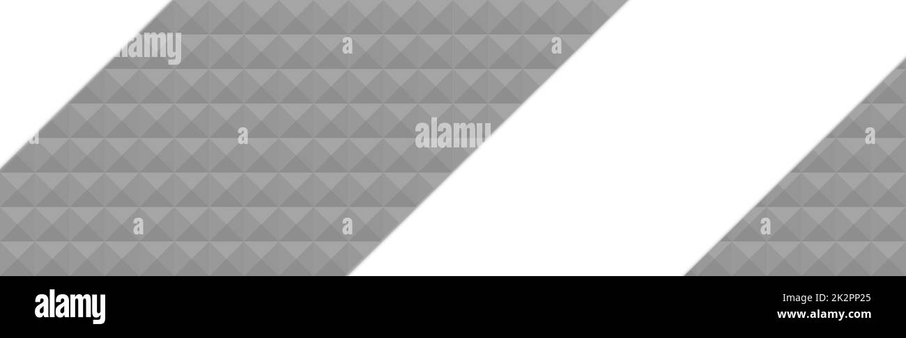 Panoramic gray web background template of many identical squares with ...
