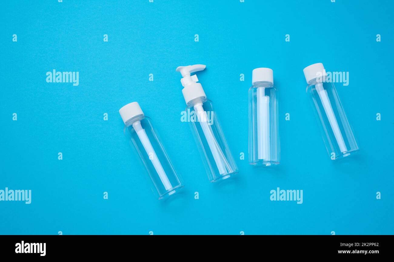 Blue plastic jars on hi-res stock photography and images - Alamy