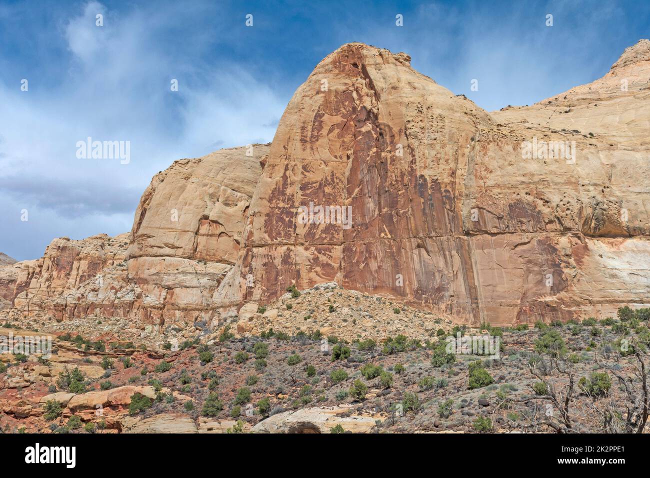 Geology of capitol reef national park hi-res stock photography and ...