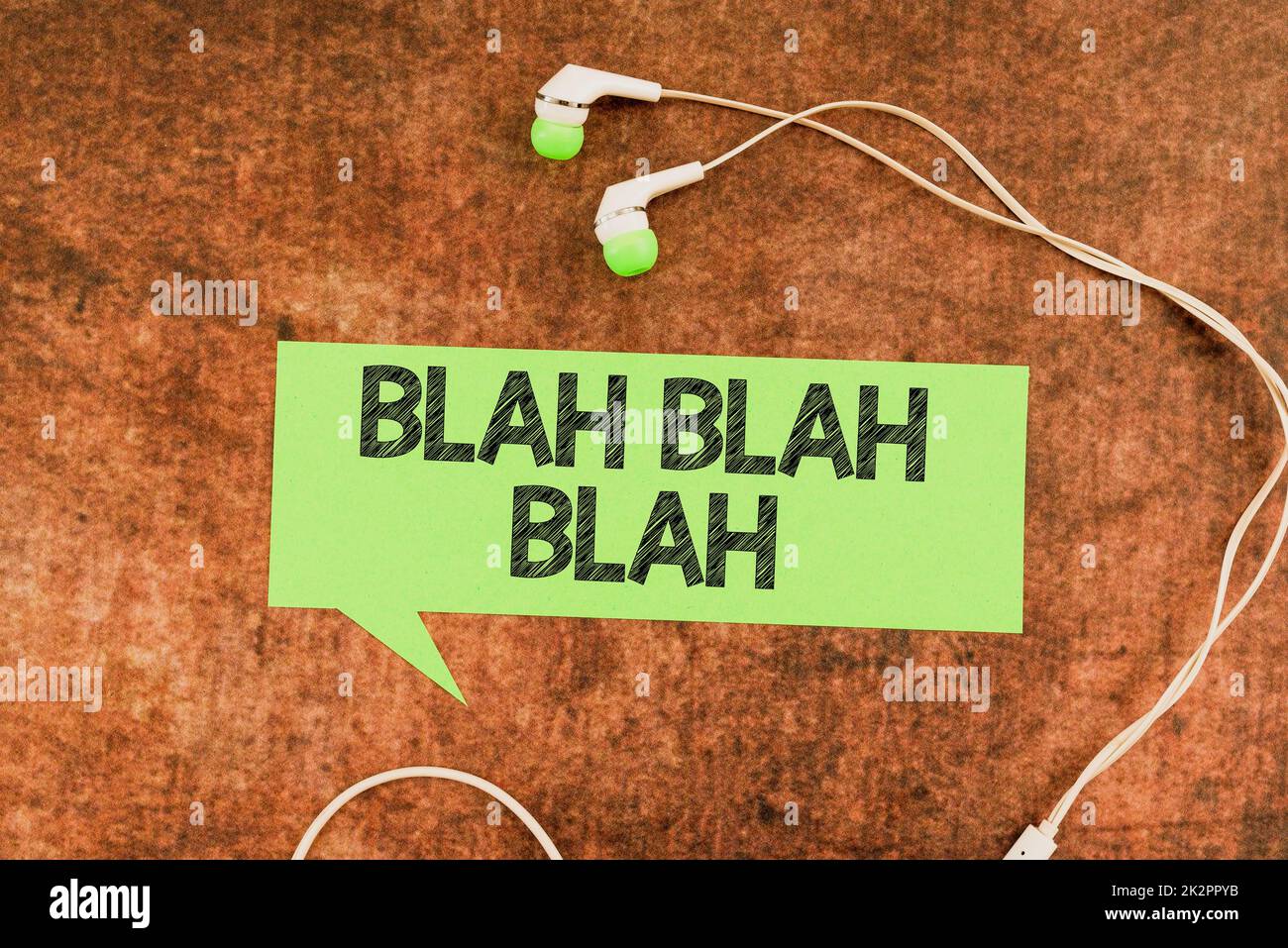 Inspiration showing sign Blah Blah Blah. Business showcase Talking too ...