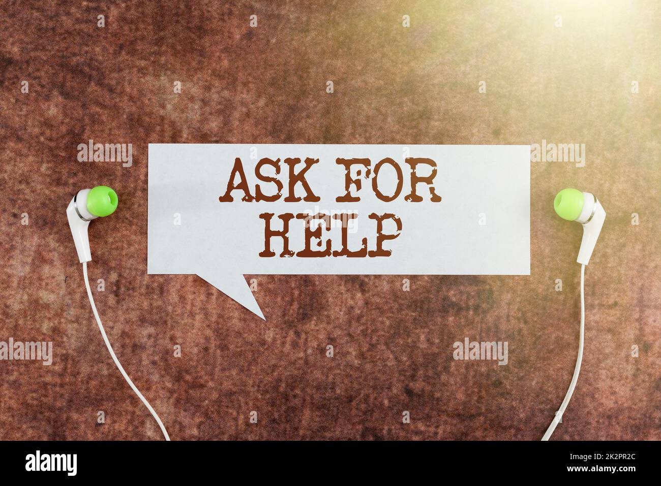 Text showing inspiration Ask For Help. Word Written on Request to ...