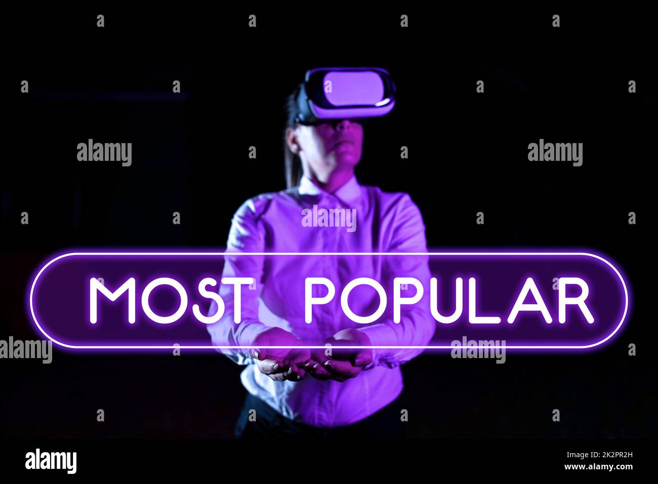 Conceptual display Most Popular. Concept meaning Liked Followed Enjoyed ...