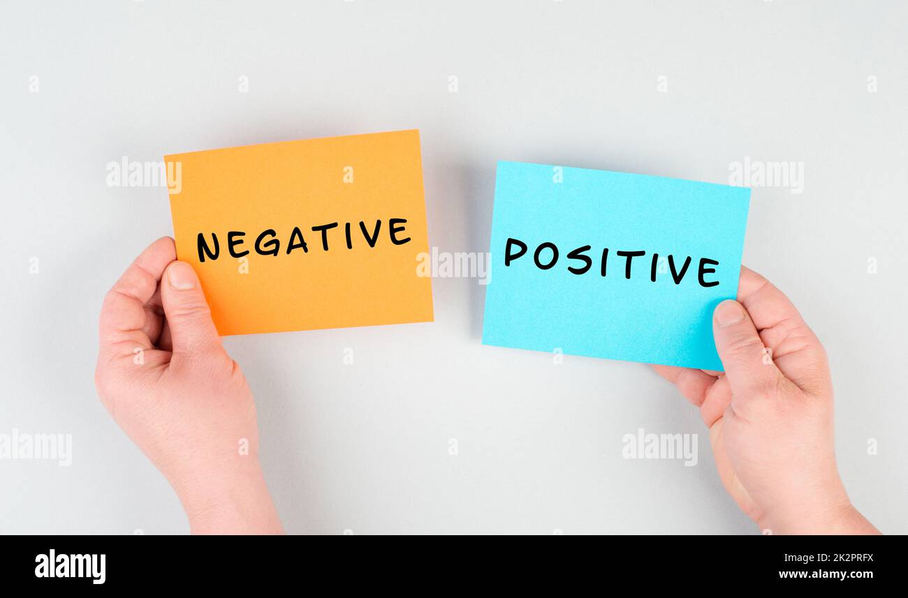 Negative words hi-res stock photography and images - Alamy