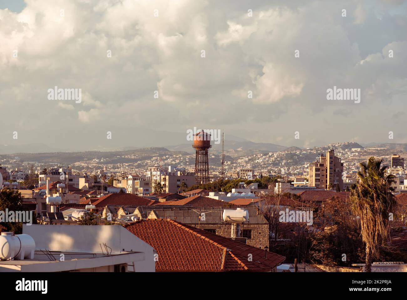 View of the roofs of the old city of Limassol. Cyprus Stock Photo - Alamy