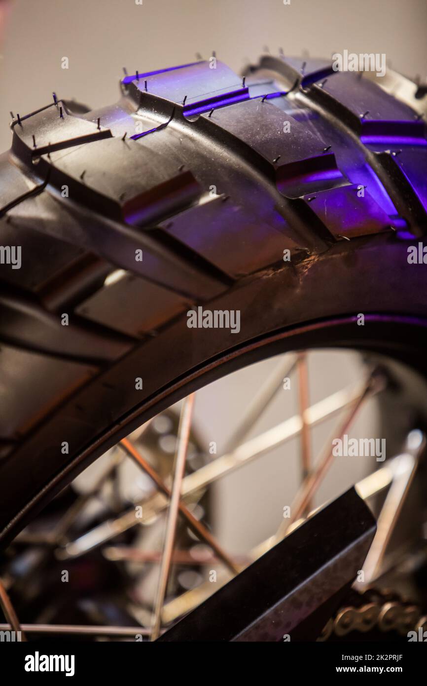 Motorcycle tyre dirt hi-res stock photography and images - Alamy