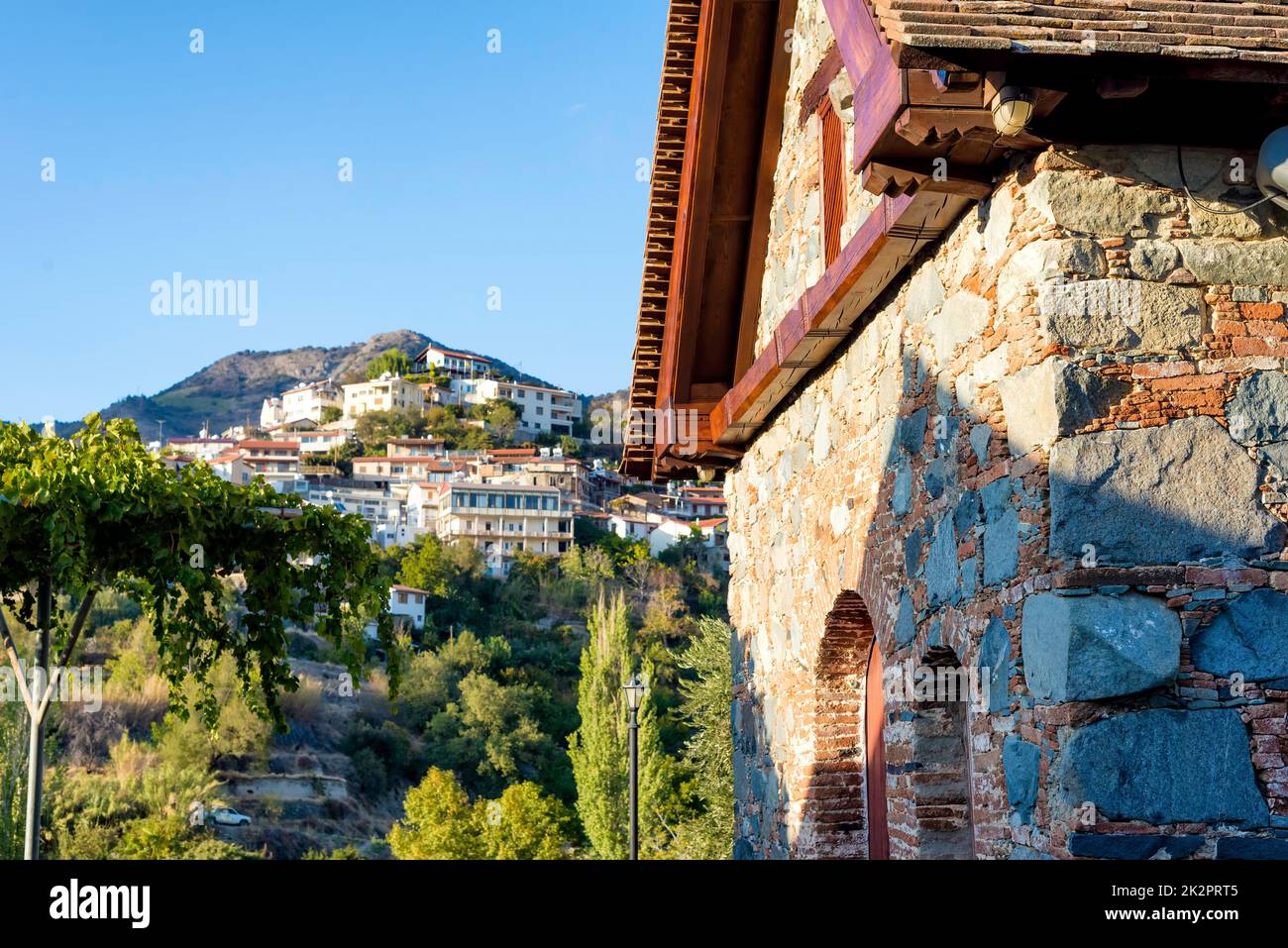 Agros village, Church of Timiou Prodromou. Limassol District, Cyprus ...