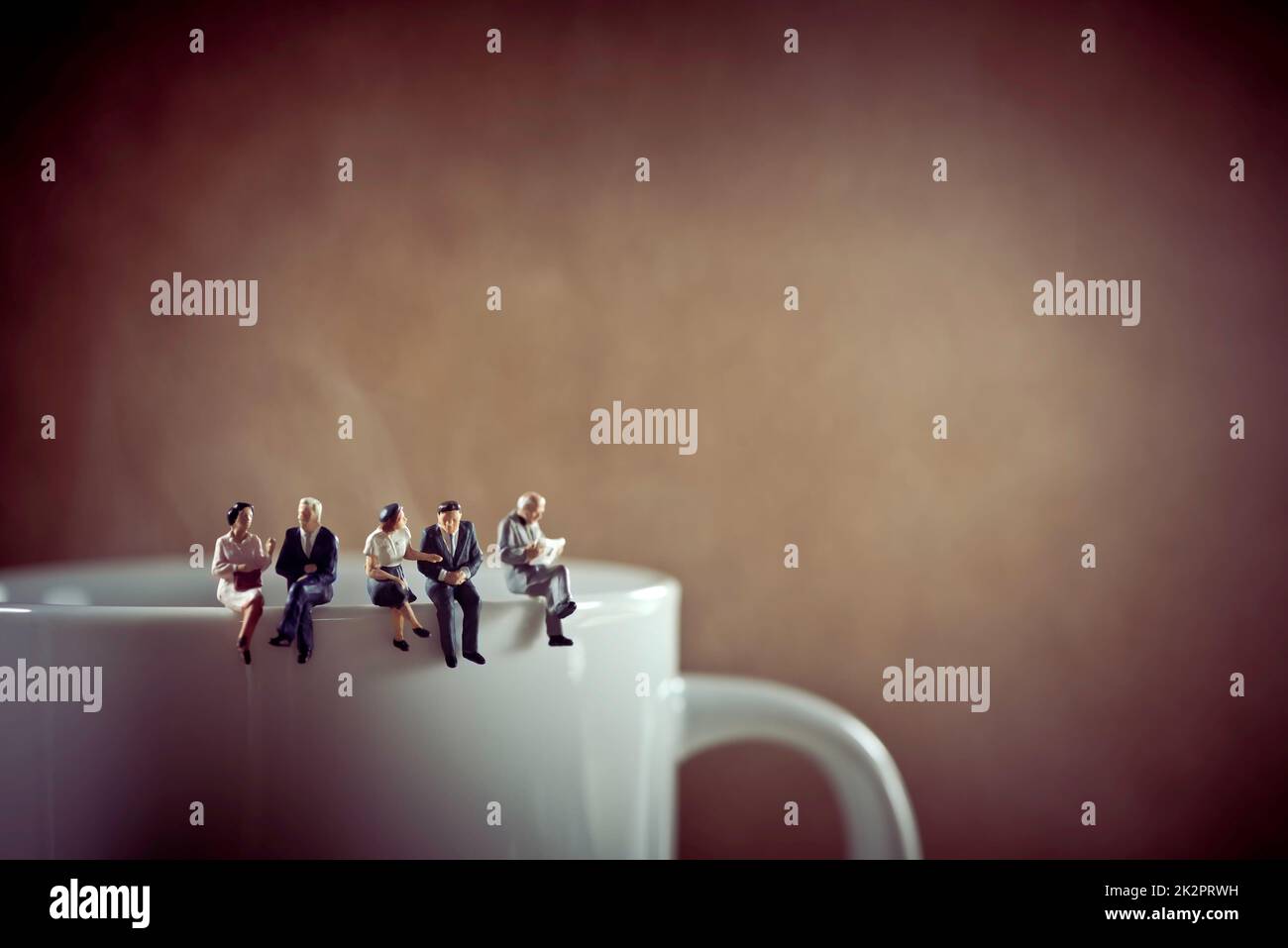 Business colleagues on coffee break Stock Photo - Alamy