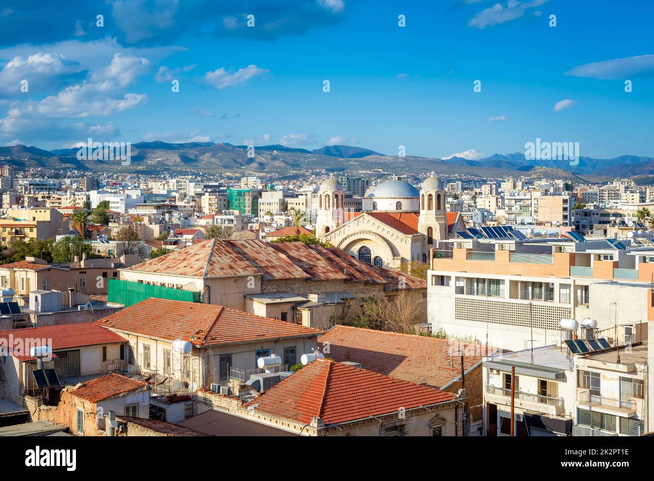 Limassol old town overview. Cyprus Stock Photo - Alamy