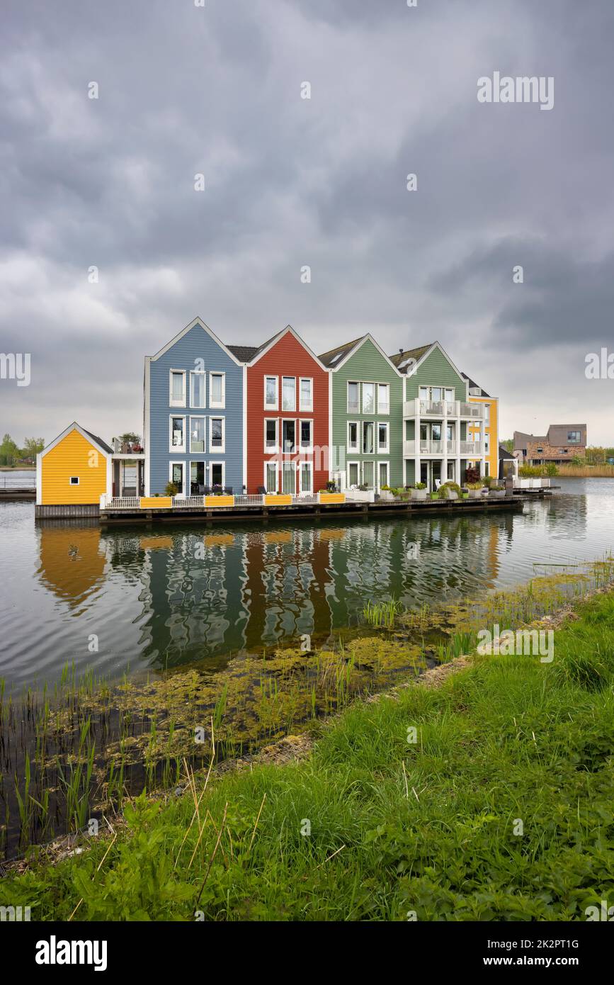 Modern residential architecture in Houten, The Netherlands Stock Photo ...