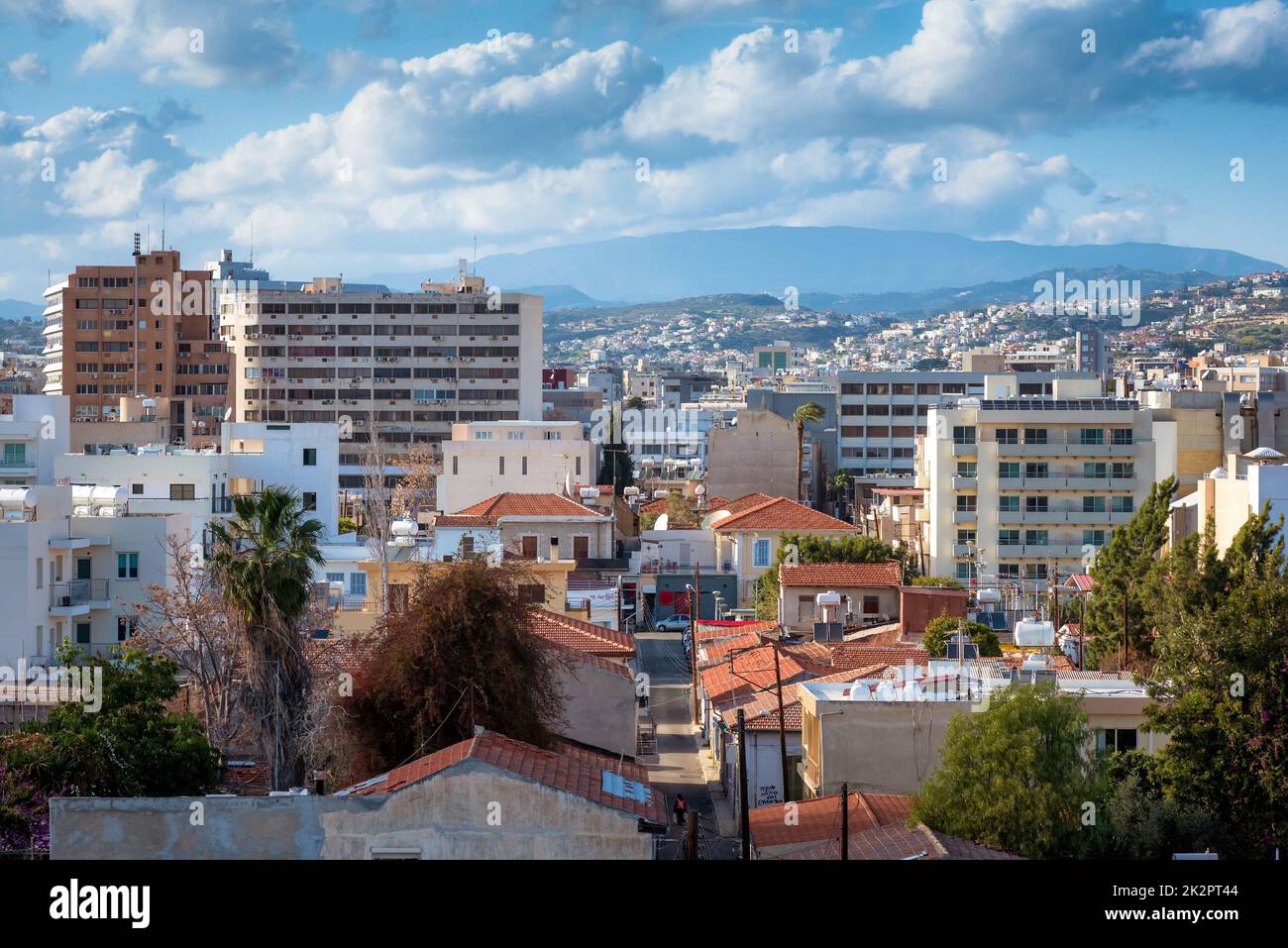 Overview of Limassol town. Cyprus Stock Photo - Alamy