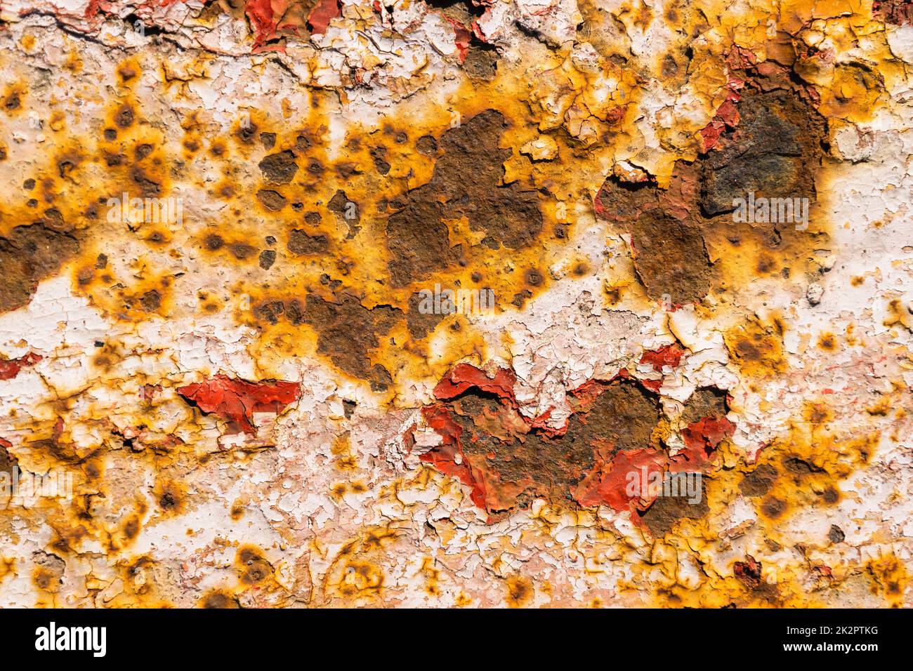 Chipped paint rusty textured metal background Stock Photo - Alamy