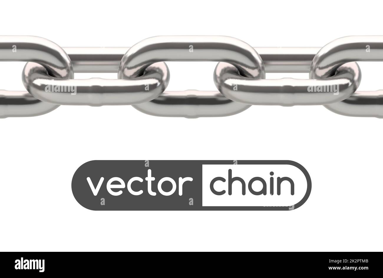 Realistic Metal Chain Seamless Texture Silver Vector Image 46 Off